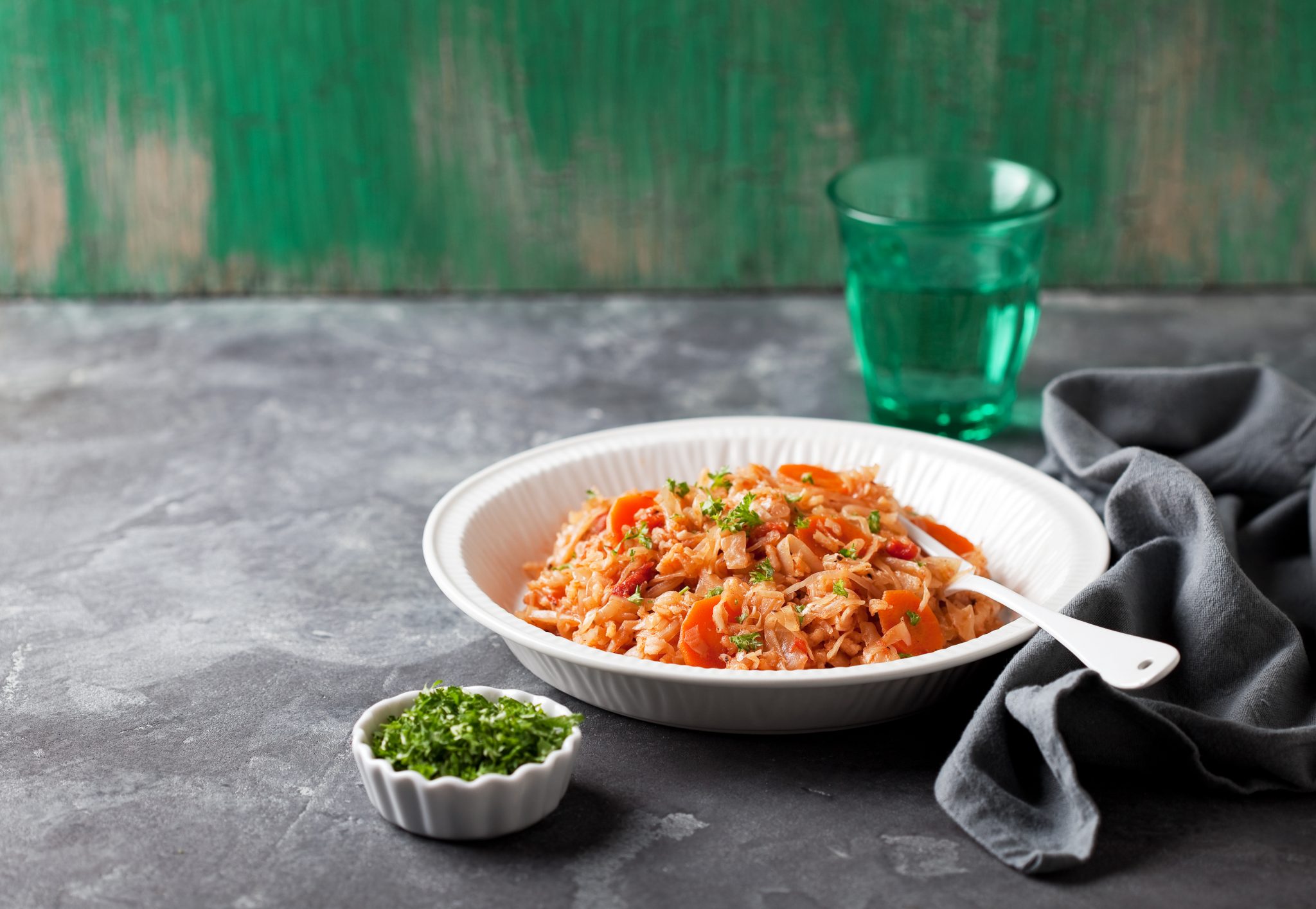 Recipe for Greek Style Cabbage and Rice