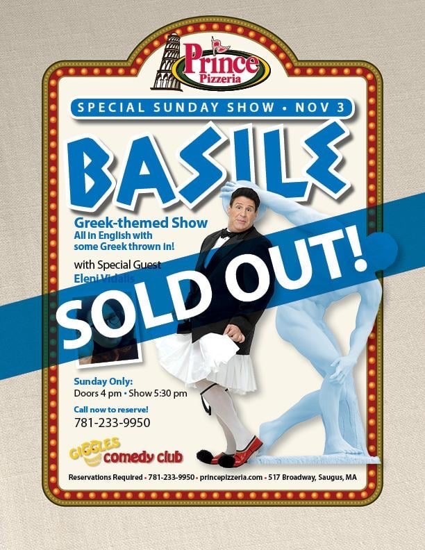 Basile Greek Comedy Show in Saugus MA