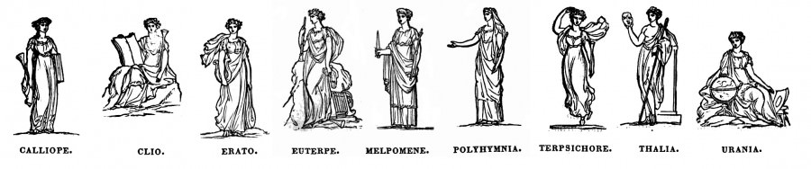 The Muses of Greek Mythology