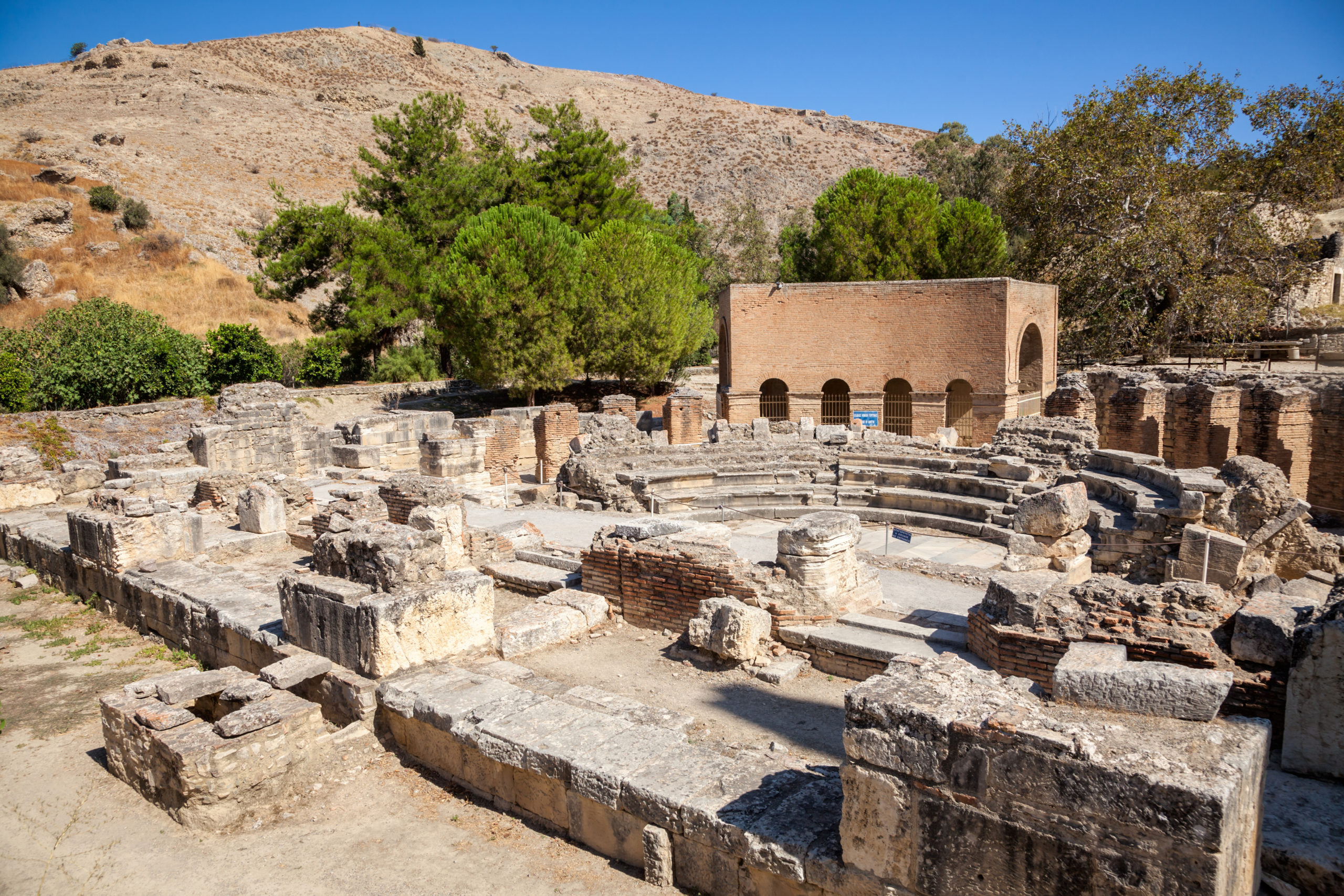 Tour the Gortyn Archaeological Site on Crete