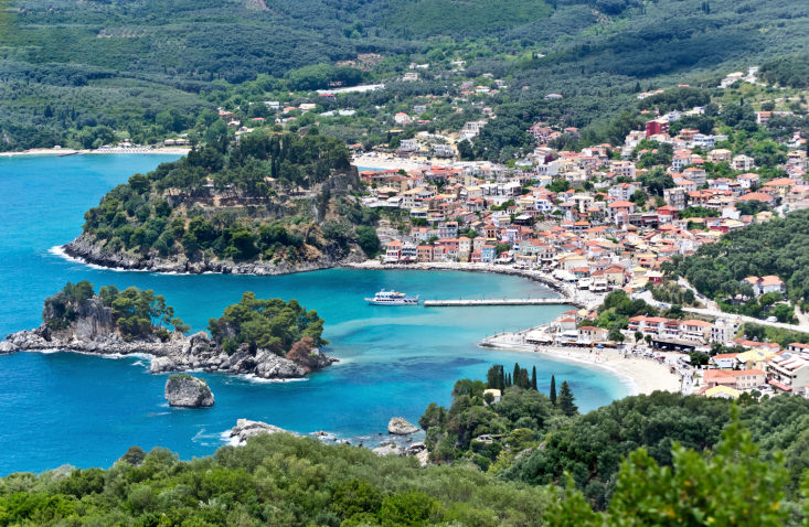 Resort Town Parga Famous For Beautiful Scenery