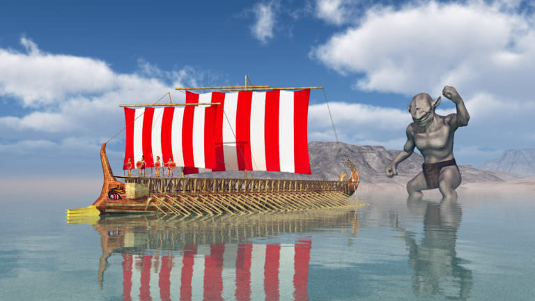 Greek Mythological Story of Odysseus and the Cyclops