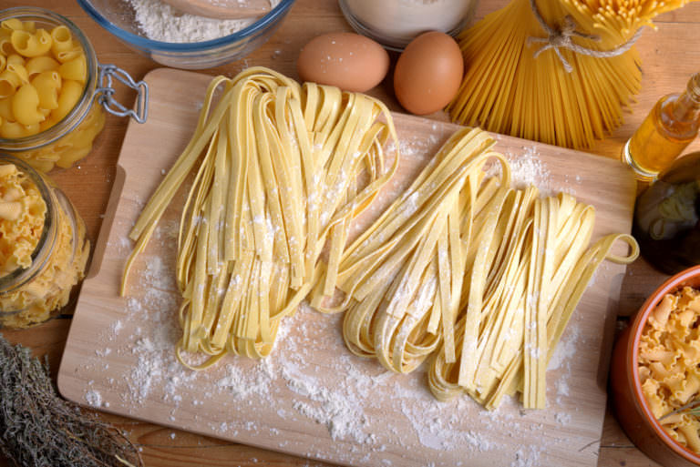 Recipe for Greek Style Homemade Pasta Ribbons