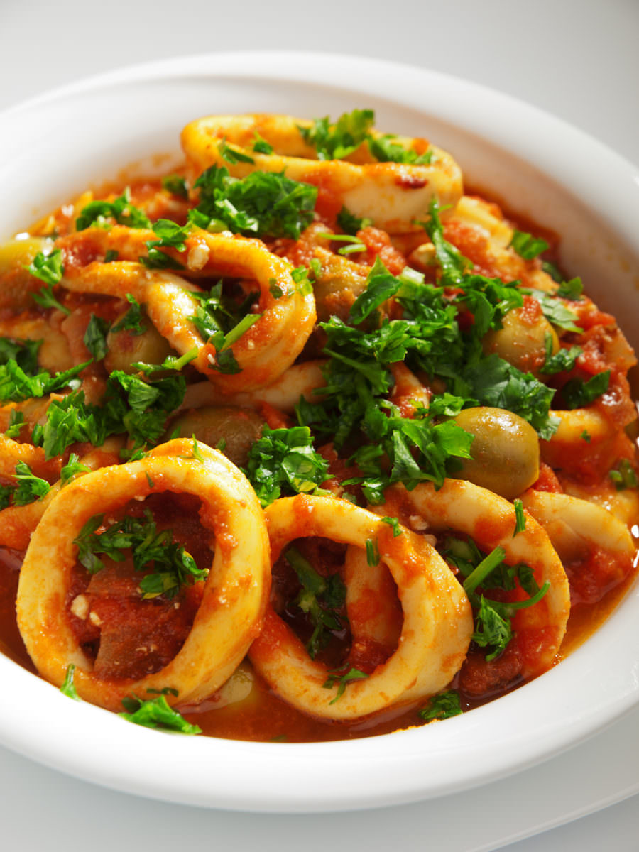 Recipe for Greek Style Spicy Calamari