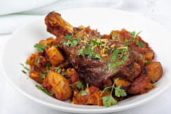 Recipe for Greek Style Lamb Shanks