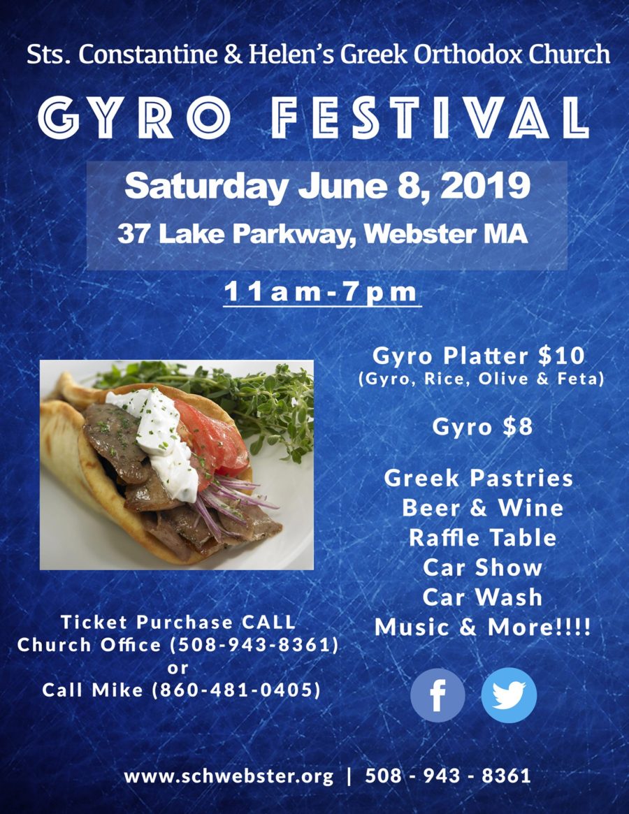 Gyro Festival at Sts Constantine and Helen Greek Church Webster MA