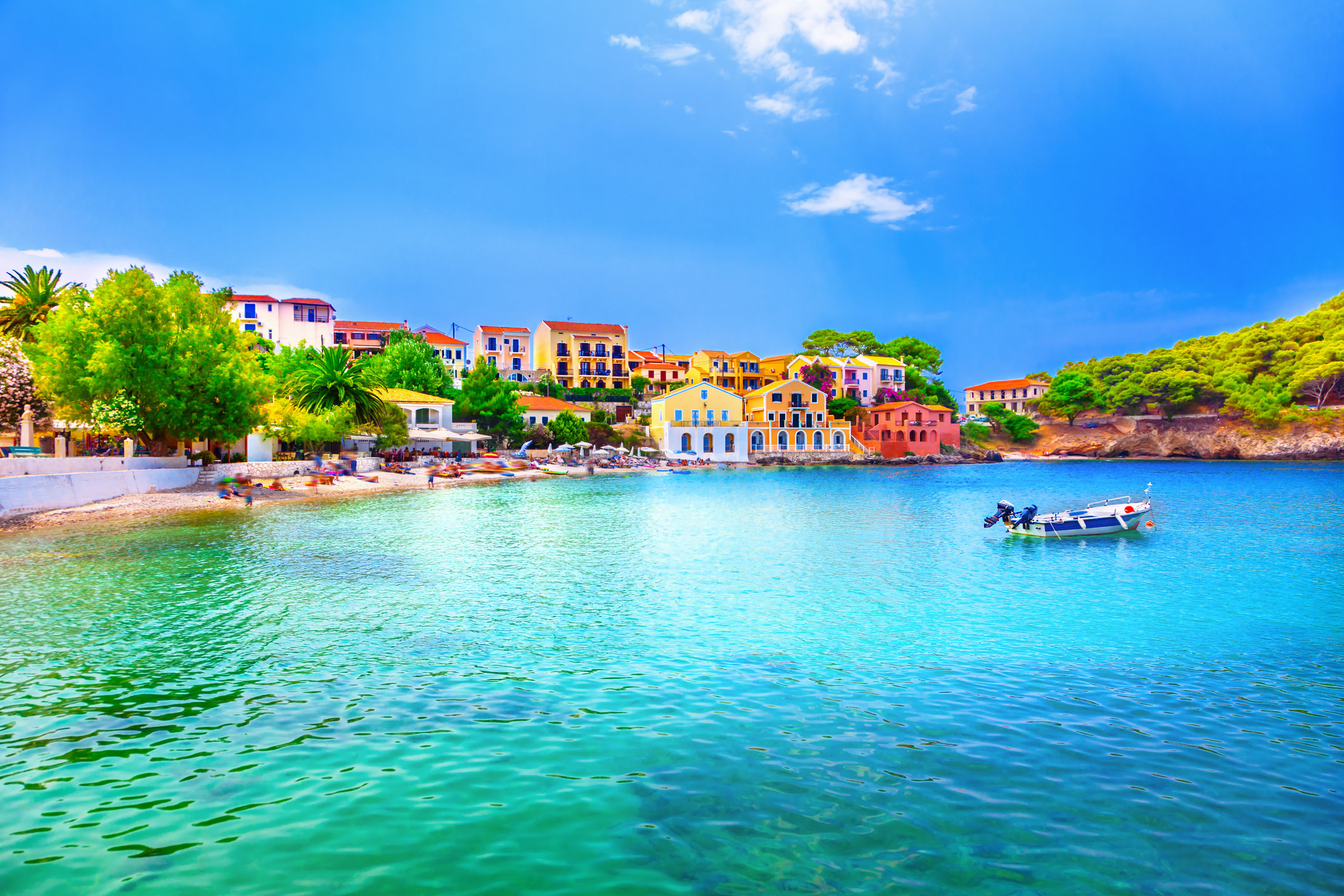 Assos is a Traditional Village on Kefalonia Island