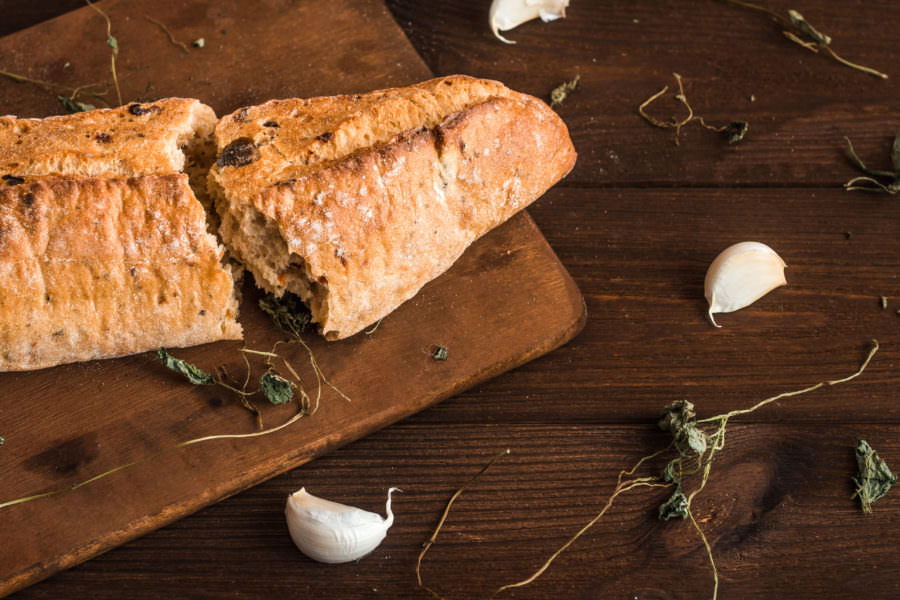 Recipe for Greek Style Olive Bread