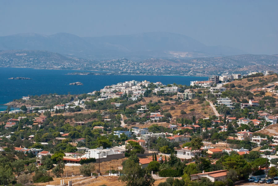Lounge at Anavissos Beach Near Athens