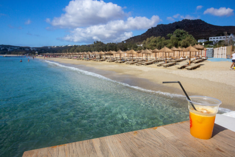 Soak Up the Sun on Kalafatis Beach in Mykonos