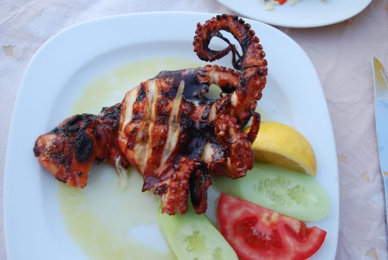 Recipe for Greek Style Grilled Octopus