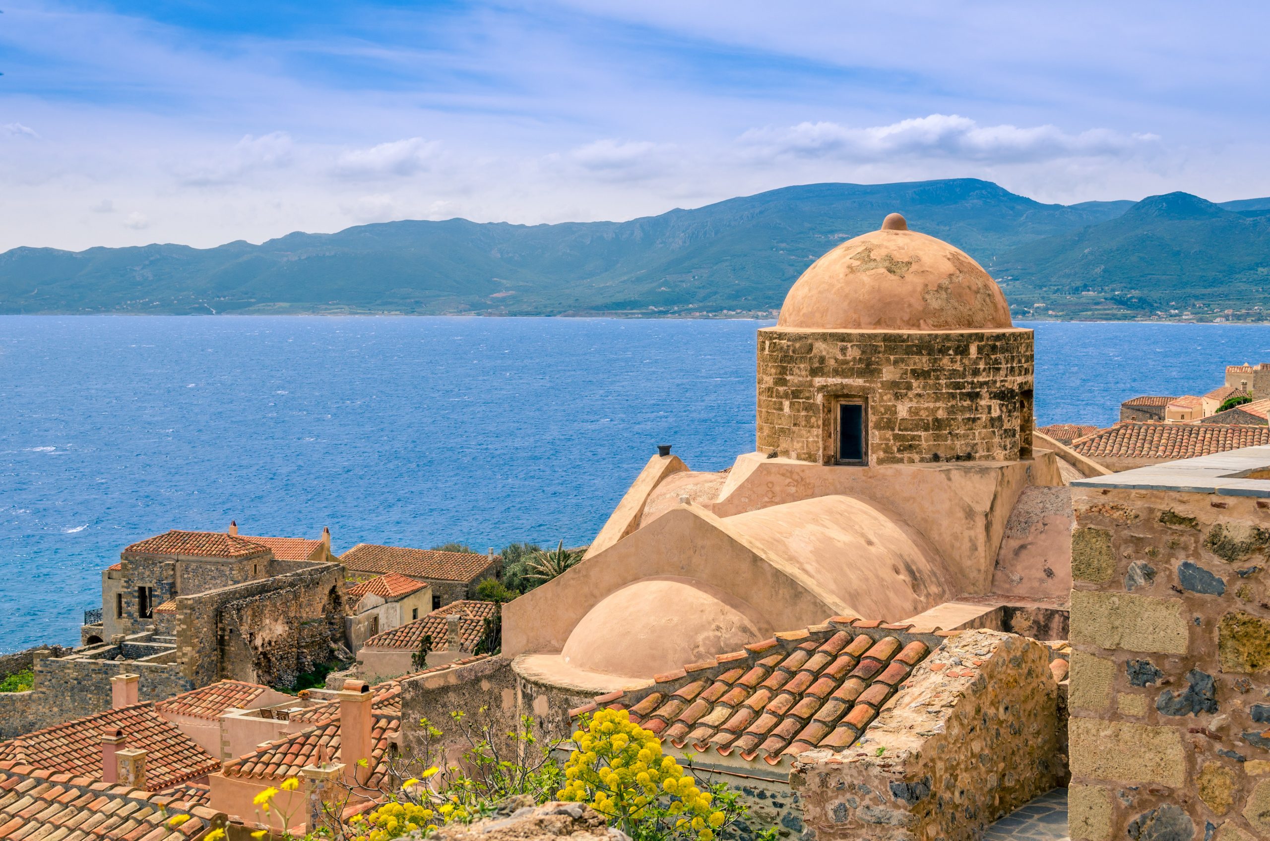 Spend Time at Monemvasia Castle