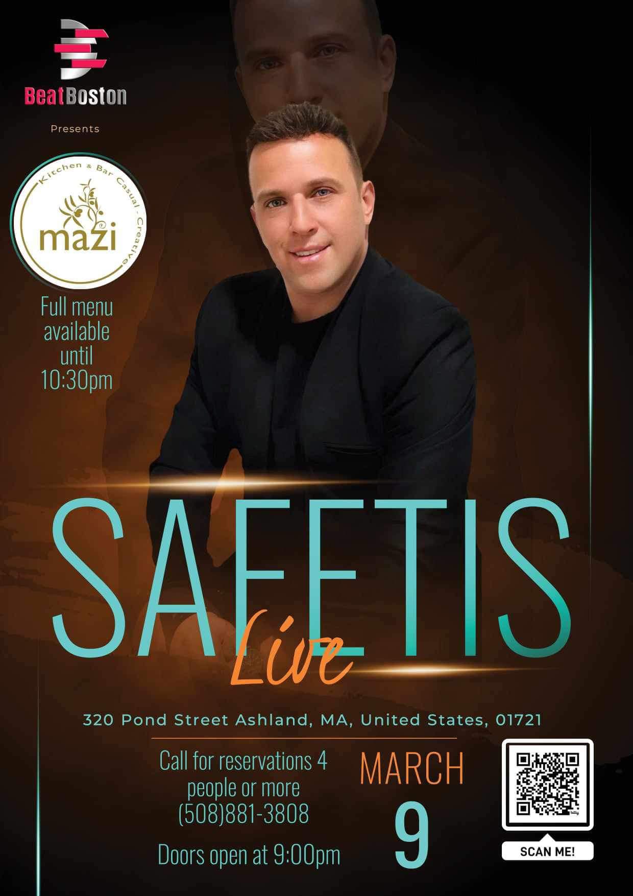 Kostas Safetis Greek Concert in Ashland MA